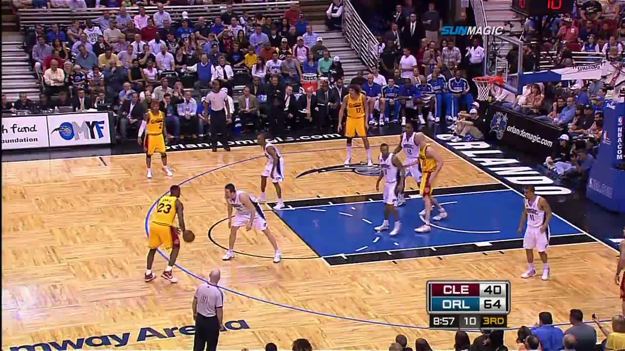 Dwight Howard Blocks LeBron James - Coub