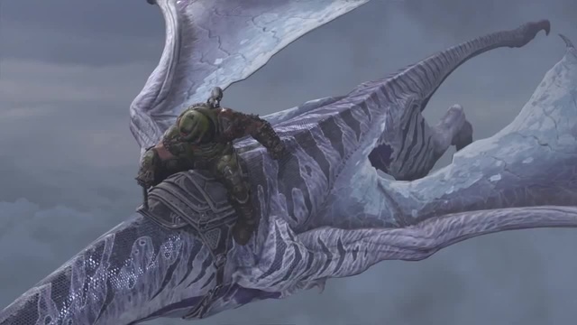 DOOM Slayer the Dragon Rider - Coub