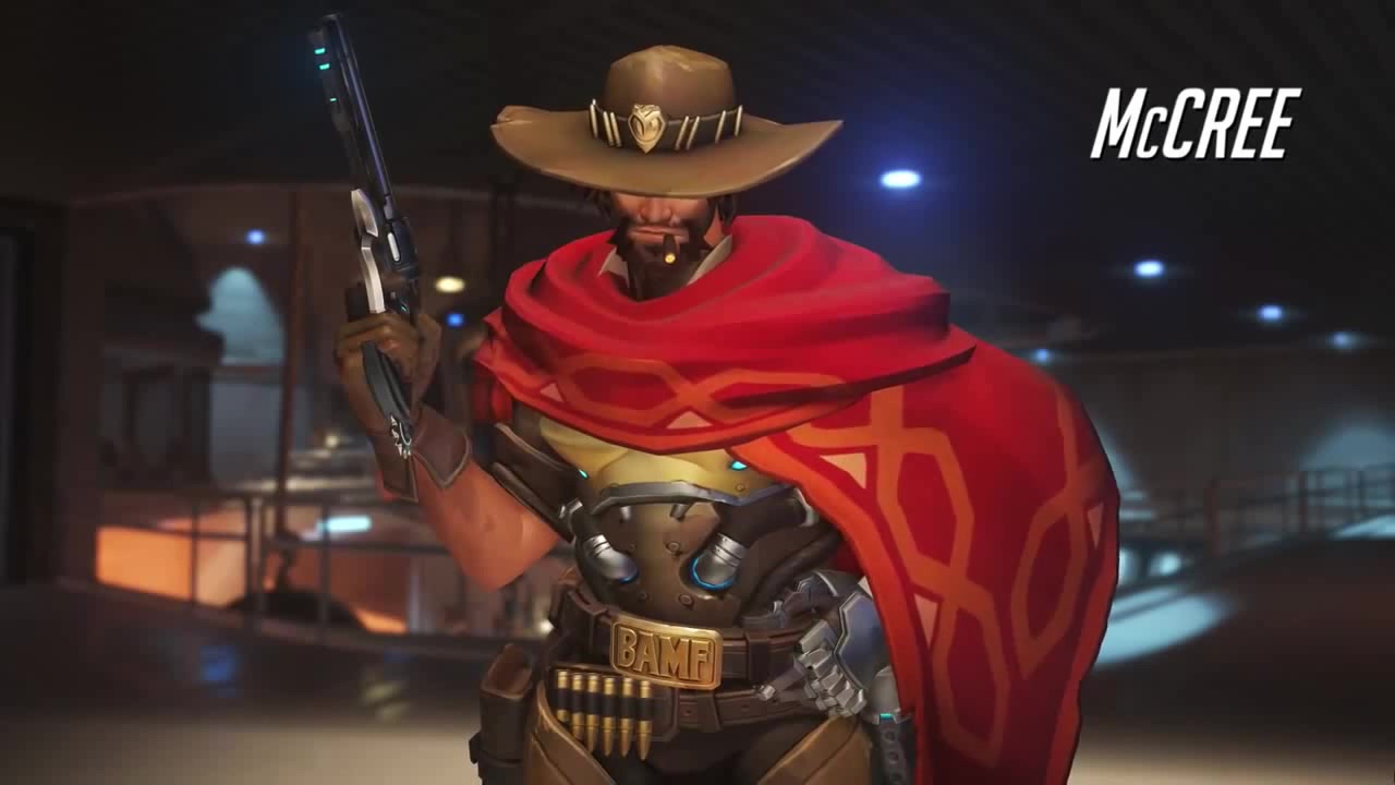 Overwatch - McCree Gameplay Trailer - Coub