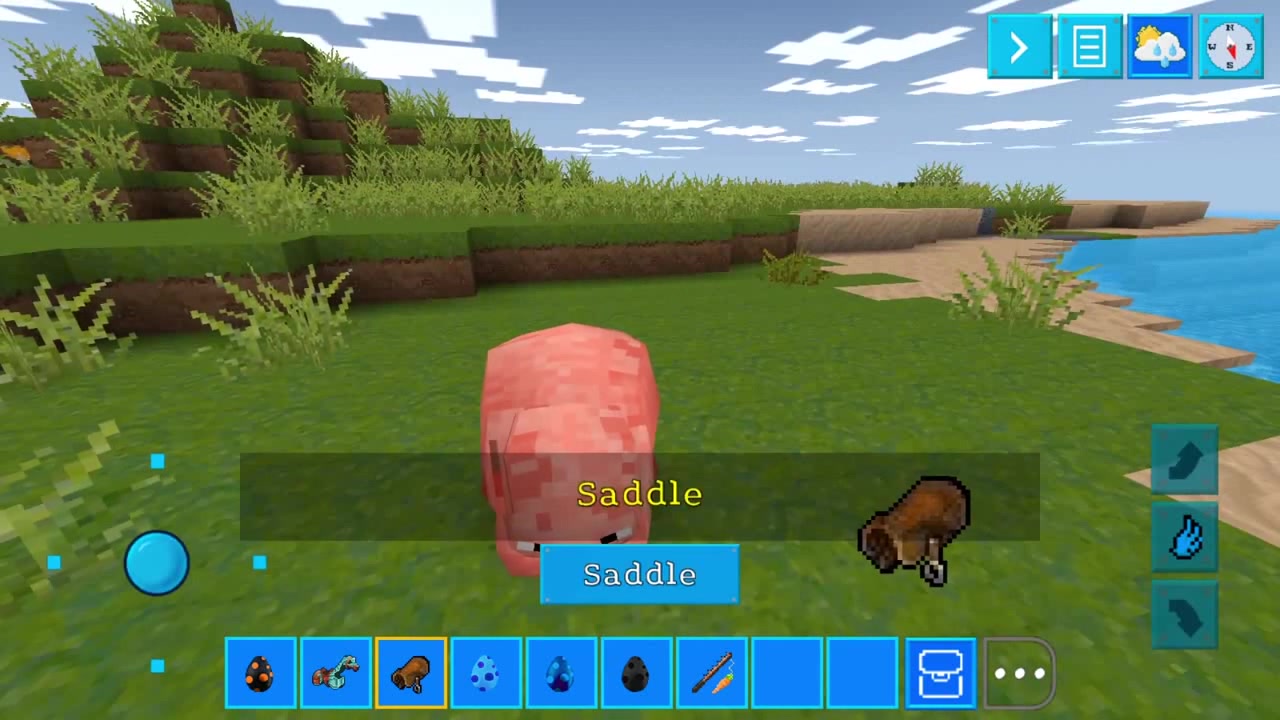 TerraCraft Game: How to tame mobs | #TUTORIAL mobs taming and riding - Coub