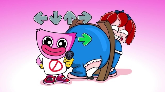 Kissy Missy & Poppy stuck in Friday Night Funkin (FNF Animation meme ...