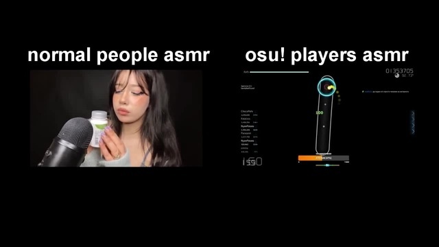 Normal and Osu! ASMR - Coub