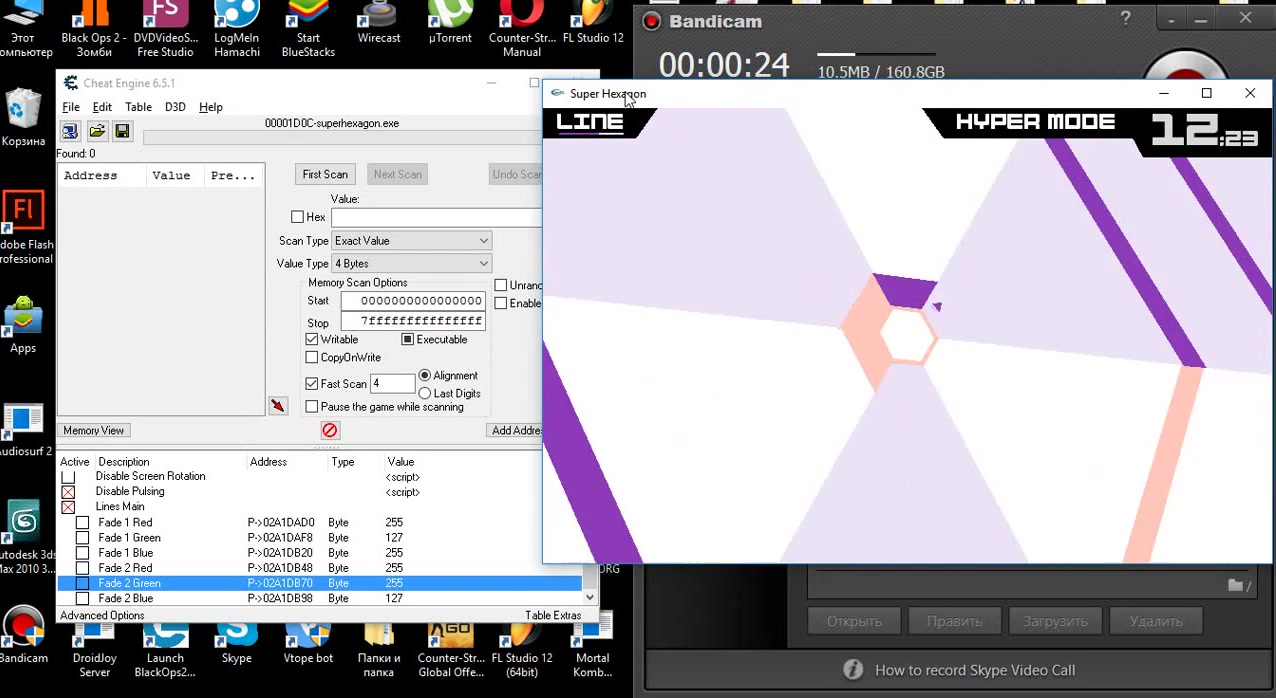 i just changed style in super hexagon, reversed it and its already loop...i can teach you too ...