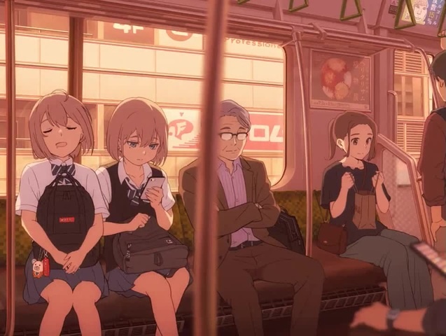 Sleep on the train - Coub