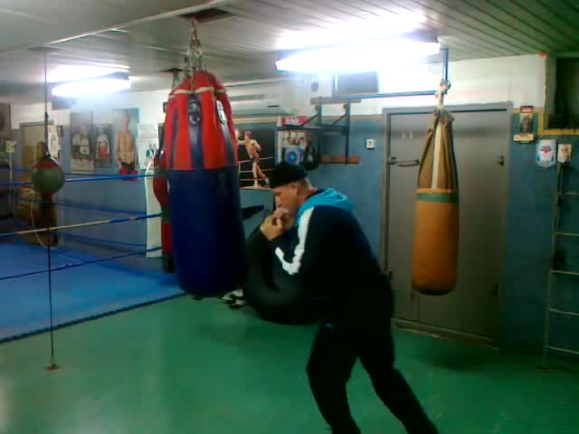 Jab, Left hook, Pivot. - Coub