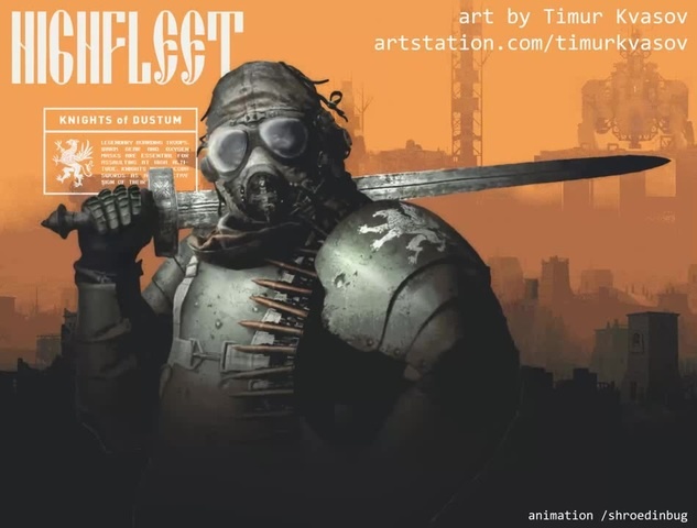 Highfleet animation (Art by artstation.com/timurkvasov) - Coub