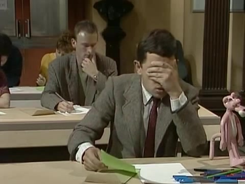 Mr Bean - The Exam Cheat - Coub