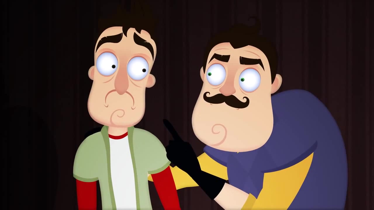 HELLO NEIGHBOR SONG (GET OUT) LYRIC VIDEO - DAGames - Coub