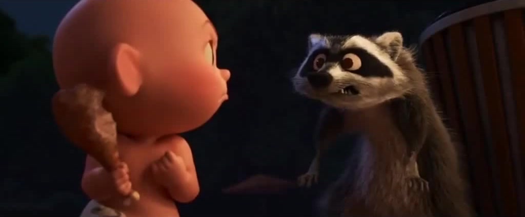 incredibles 2 Jack Jack & Raccoon - Coub