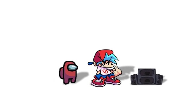 Among us (Red) V.S FNF (Bf) - Coub