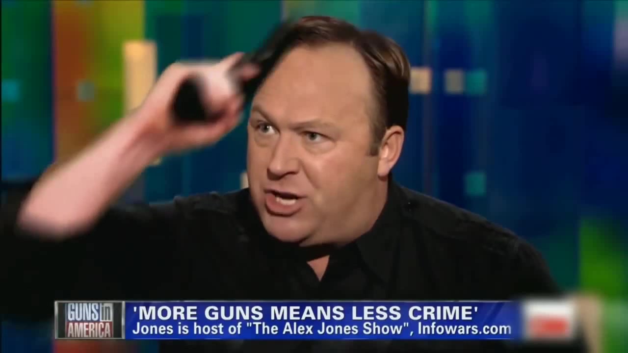 Gun-Lover Alex Jones Gives It To Piers Morgan With Both Barrels - CONAN ...