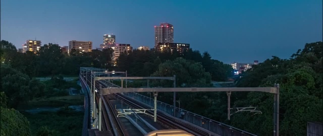 Evening Sendai (On the footbridge) - Coub