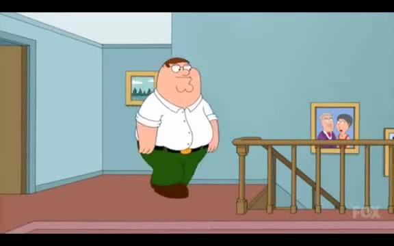 Peter Falling Down The Stairs - Coub