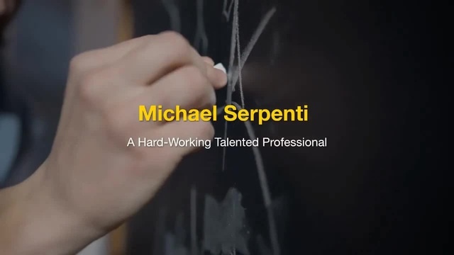 Michael Serpenti | A Hard-Working Talented Professional - Coub
