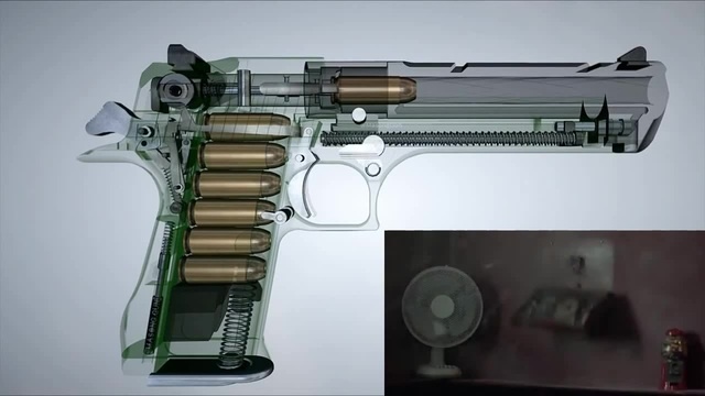 Пустынный орёл 12,7 мм Desert Eagle .50 - Coub
