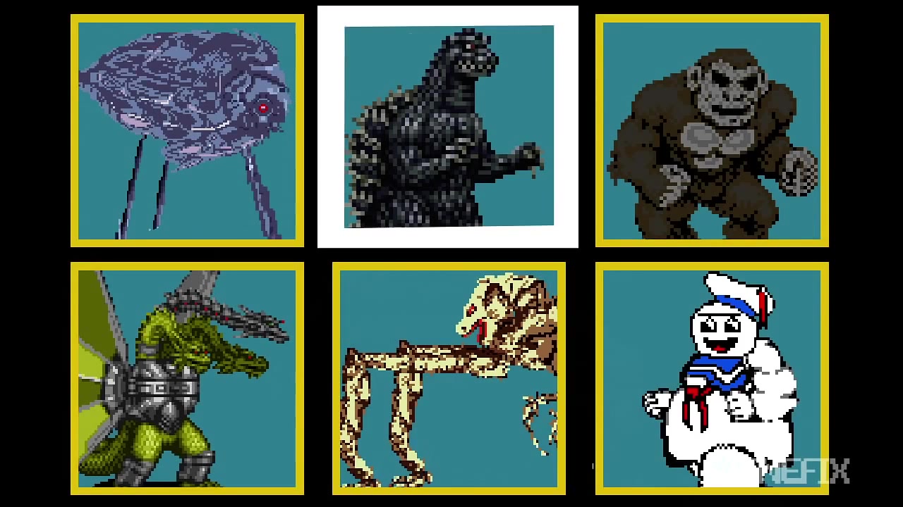 Godzilla 8 Bit - Coub