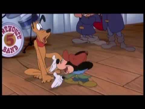 Mickey danced to Pluto - Coub