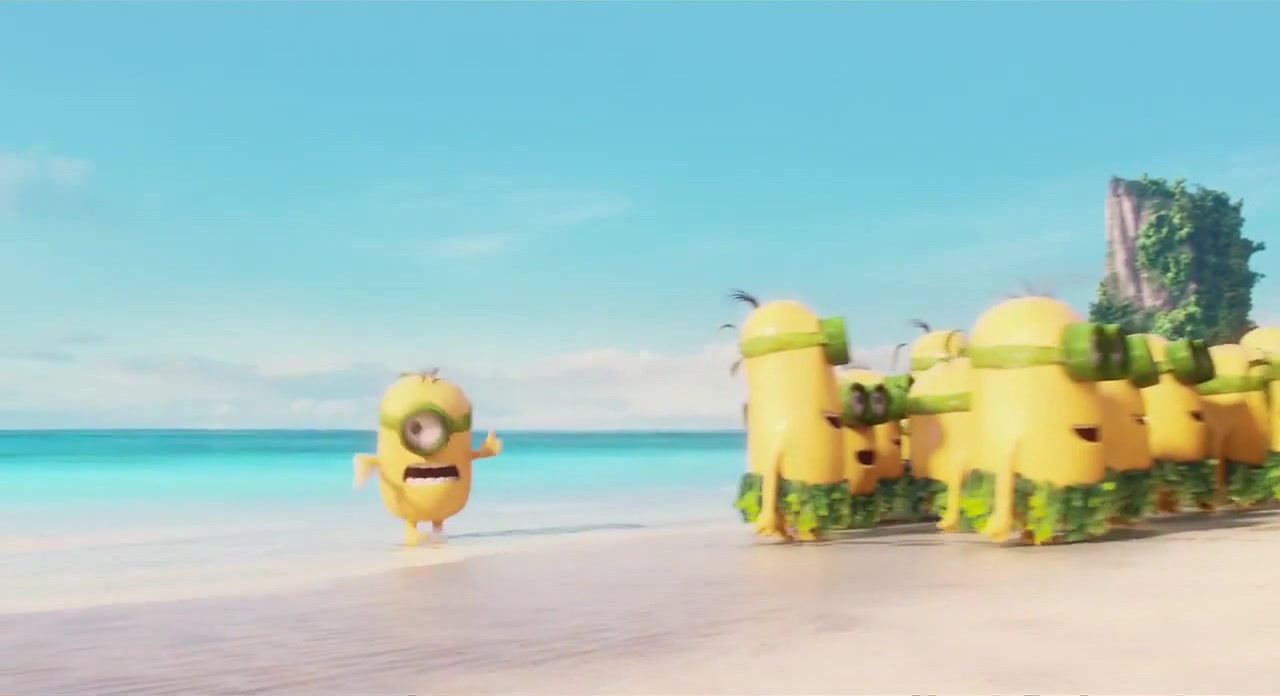 Minions on the beach - Coub