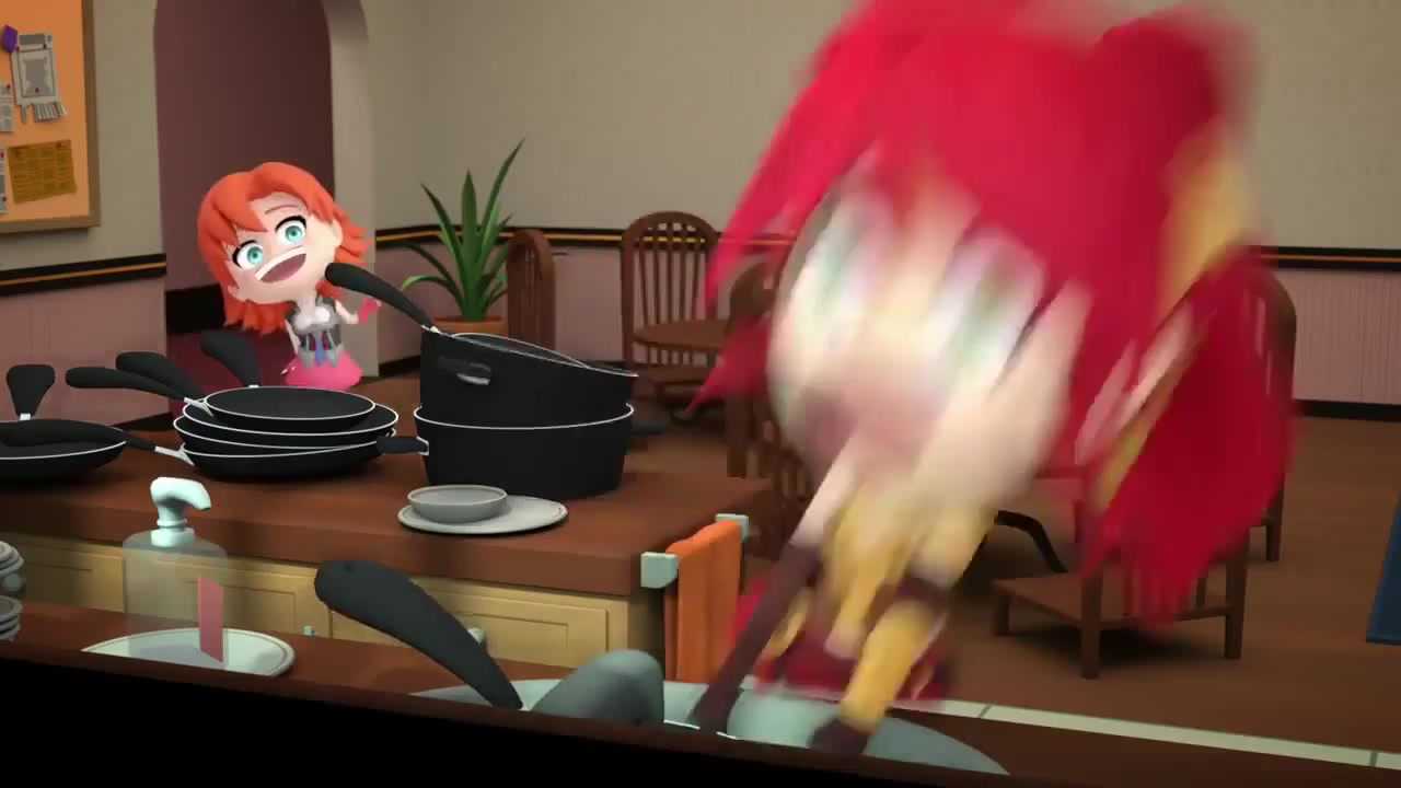 RWBY CHIBI Memes - Pyrrha's Unholy Screaming Part II - Coub