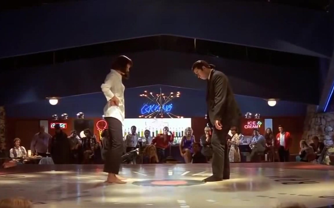 Pulp fiction and Leonard Hofstadter Dancing - Coub