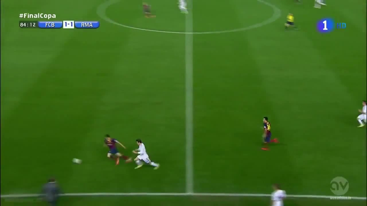 Gareth Bale Goal ~ FC Barcelona vs Real Madrid 1-2 Final Copa Del Rey ...