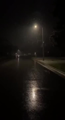 Ночной дождь | Night rain - Coub