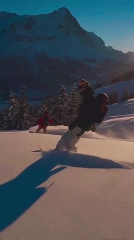 Freeride snowboarding - Coub