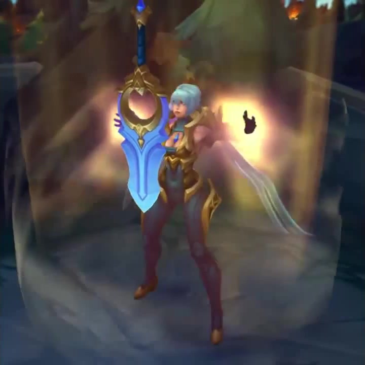 Dawnbringer Riven & Nightbringer Yasuo Teaser (Angelblade Riven & Demonblade Yasuo) - Coub