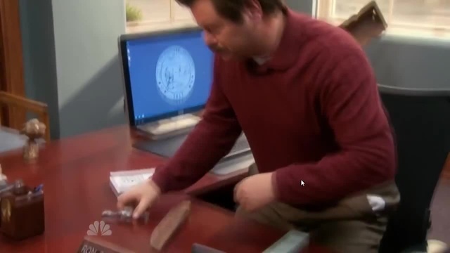 Ron Swanson - Helping to do nothing - Coub