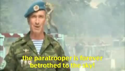 VDV Russian Airborne Song with ENGLISH SUBTITLES - Coub
