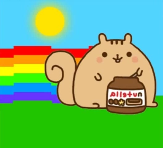 Nutella Squirrel (Nyan Cat spoof) - Coub