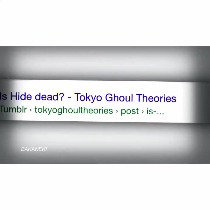 "oi, hate to break it to you, but..." + au: hide becomes a ghoul - Coub