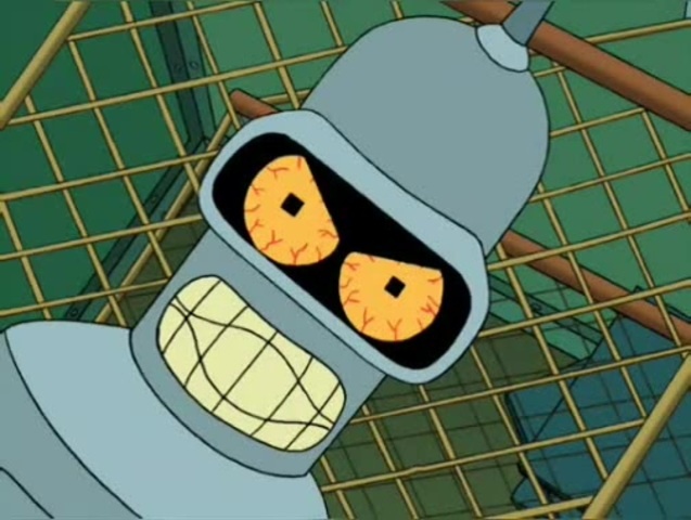 Bender gets his ear plugs - Coub