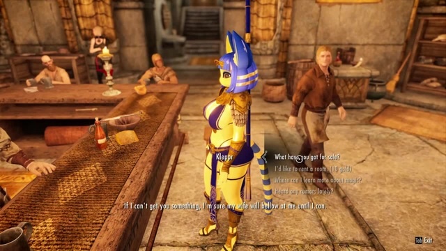 [Vore Content] Skyrim Devourment Refactor Races: Ankha Race - Coub