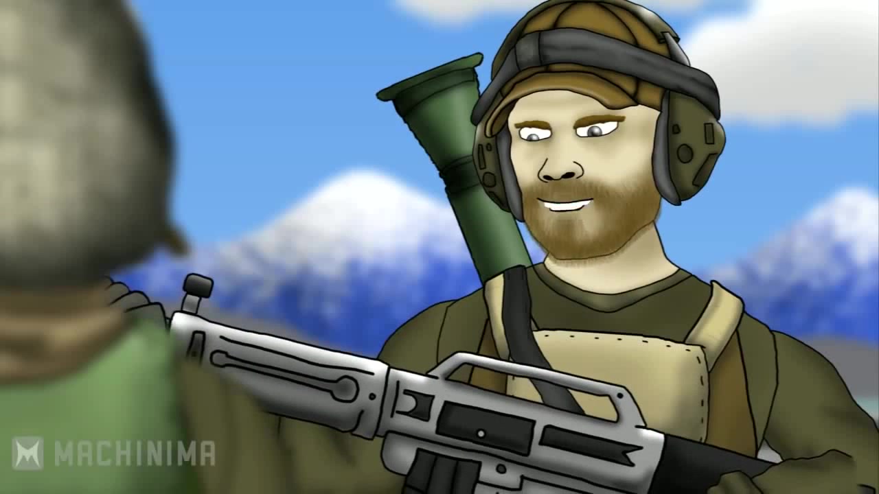 Battlefield Friends - USAS-12+Frags - Coub