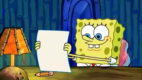 an essay by Spongebob Squarepants - Coub - The Biggest Video Meme Platform
