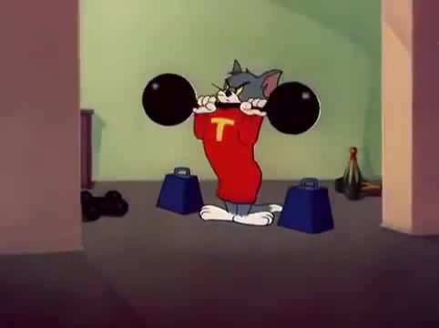 Gym,Tom and jerry,качок,мотивация ,мыщца,штанга - Coub - The Biggest ...
