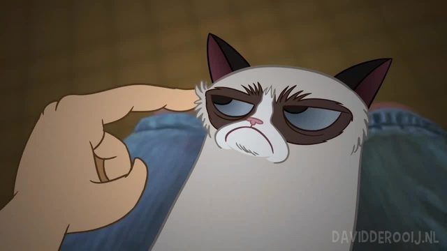 Tard the Grumpy Cat Cartoon! - Coub