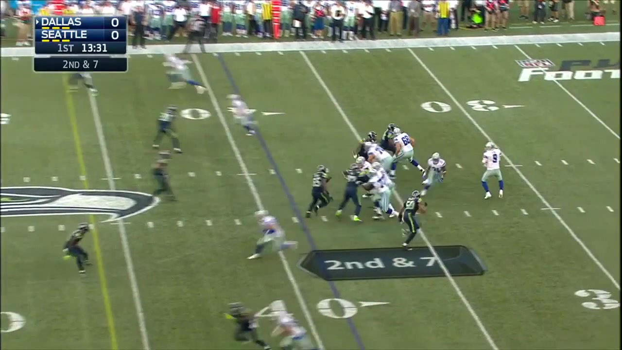 Tony Romo Goes Down with Apparent Back Injury | NFL - Coub