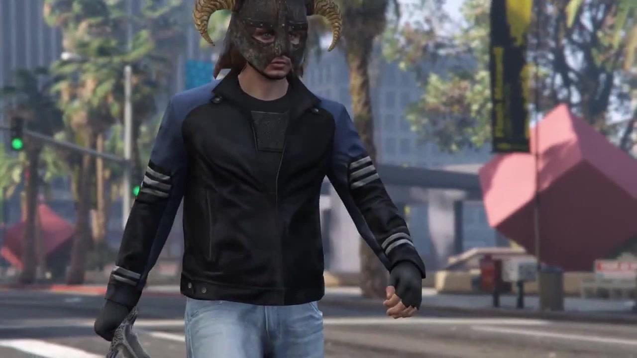 Skyrim Mod Trailer | GTA V ROCKSTAR Editor - Coub