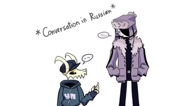 Tabi and Ruv speaks Russian in a conversation - Coub