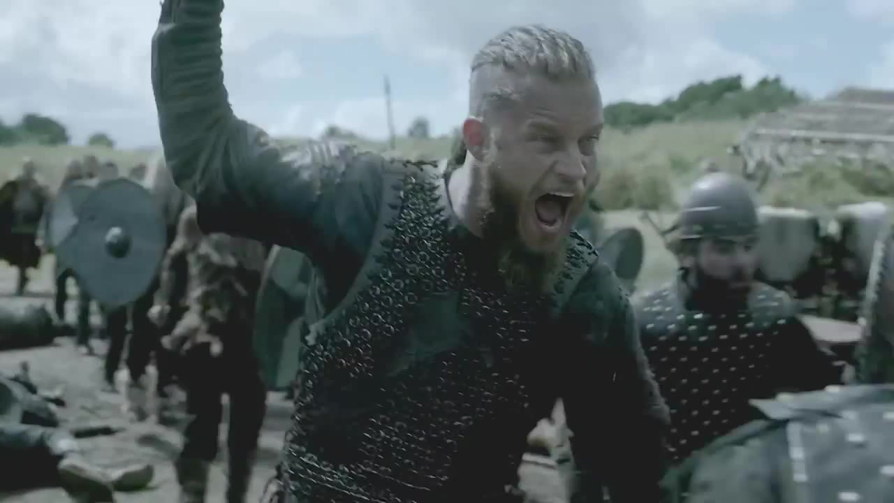 (Vikings) Ragnar Lothbrok || scream of rage - Coub