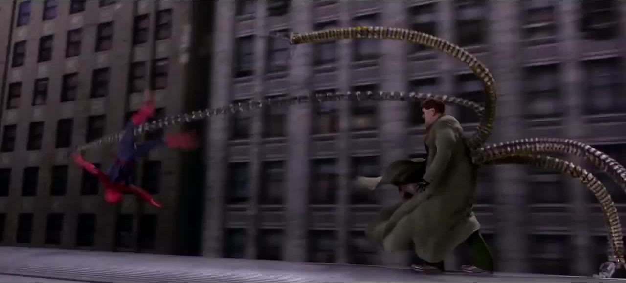 Spider-Man vs. Doctor Octopus Train Fight Scene - Spider-Man 2-(2004 ...
