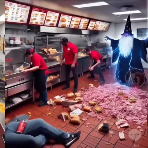 Wizards in Arby’s (READ DESC) - Coub