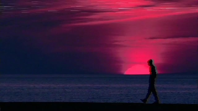 Sunset asthetic beach walk.gif - Coub - The Biggest Video Meme Platform