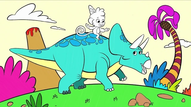 Triceratops Coloring Book | Dinosaur Drawing and Coloring Pages for ...