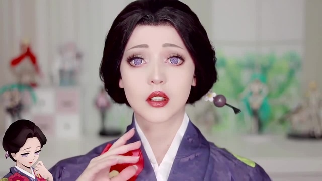 Lady Tamayo Cosplay Makeup Tutorial Demon Slayer☆ - Coub