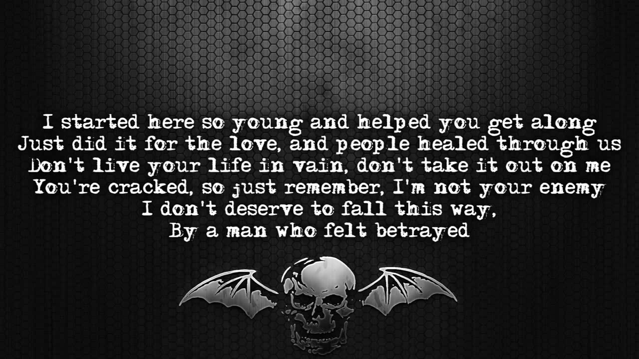 Avenged Sevenfold - Betrayed [Lyrics on screen] [Full HD] - Coub