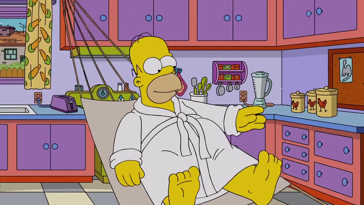 Everyday Normal Day #LazyBoy | THE SIMPSONS - Coub