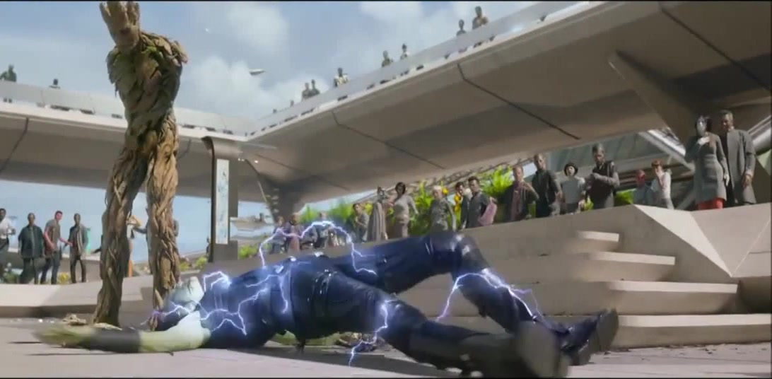 Gamora electrocution - Coub